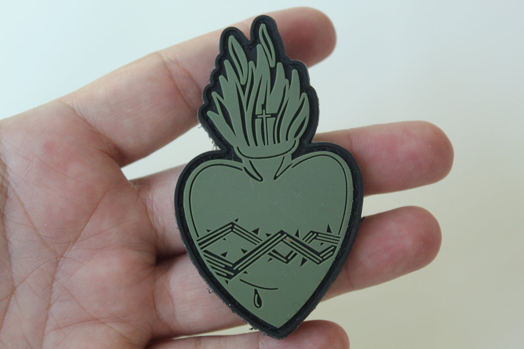 Catholic Tactical Patches - Sacred Heart tactical Patch – The Little ...