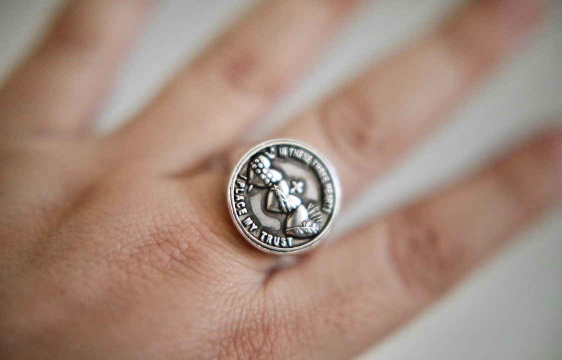 Catholic Rings for men - Holy Family Hearts Signet Ring – The Little ...